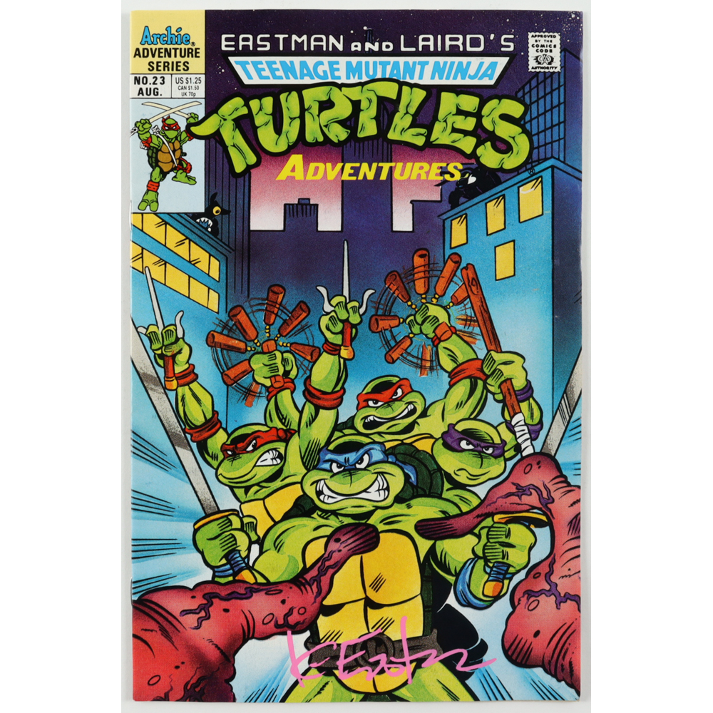 Kevin Eastman Signed 1991 "Eastman & Laird's Teenage Mutant Ninja ...