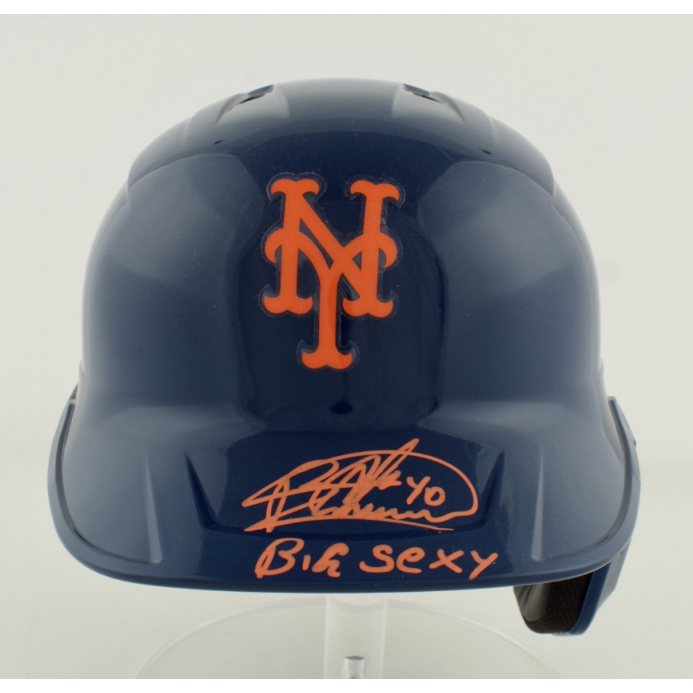 Bartolo Colon Signed Mets Authentic Full-Size Batting Helmet Inscribed ...