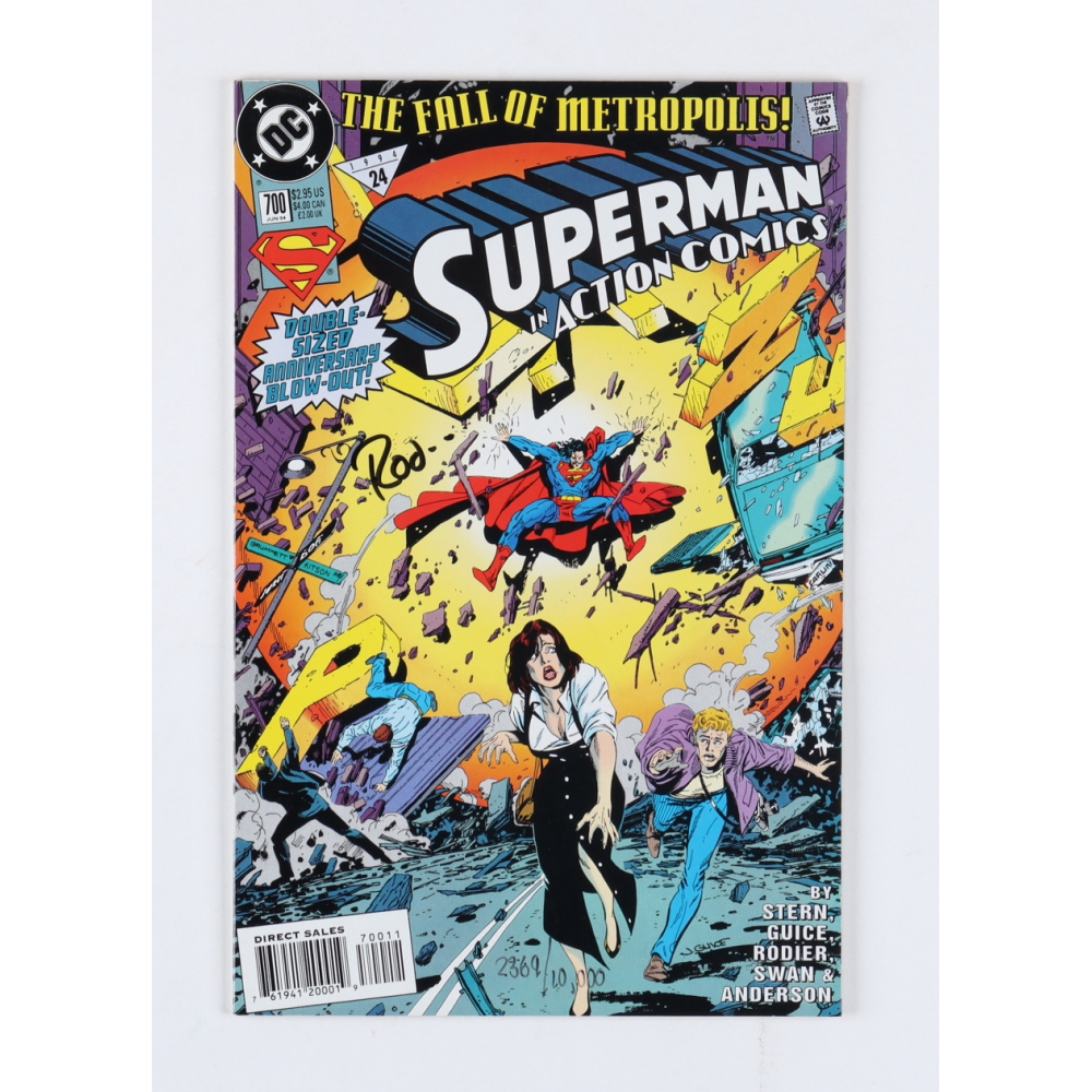 Denis Rodier Signed LE 1994 "Action Comics" Issue #700 DC Comic Book ...
