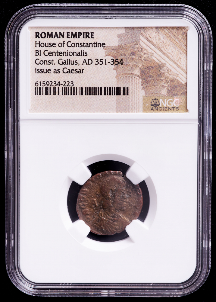 Const. Gallus - AD 351-354 - Bi Centenionalis - Roman Empire Bronze ...