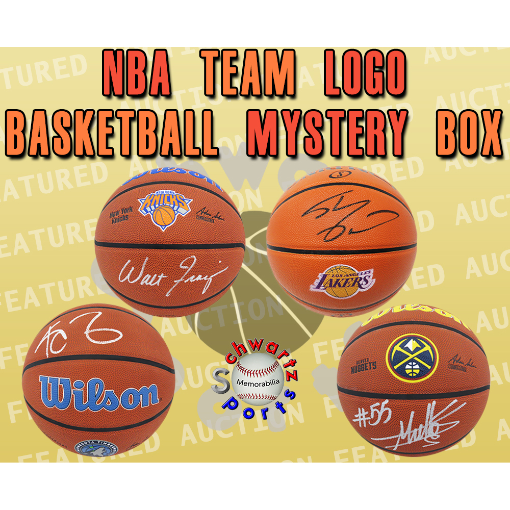 Schwartz Sports Featured Seller Auction - NBA Team Logo Basketball ...
