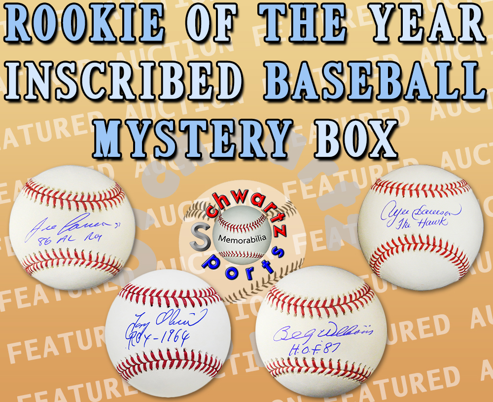 Schwartz Sports Featured Seller – ROOKIE of the YEAR Signed & INSCRIBED ...