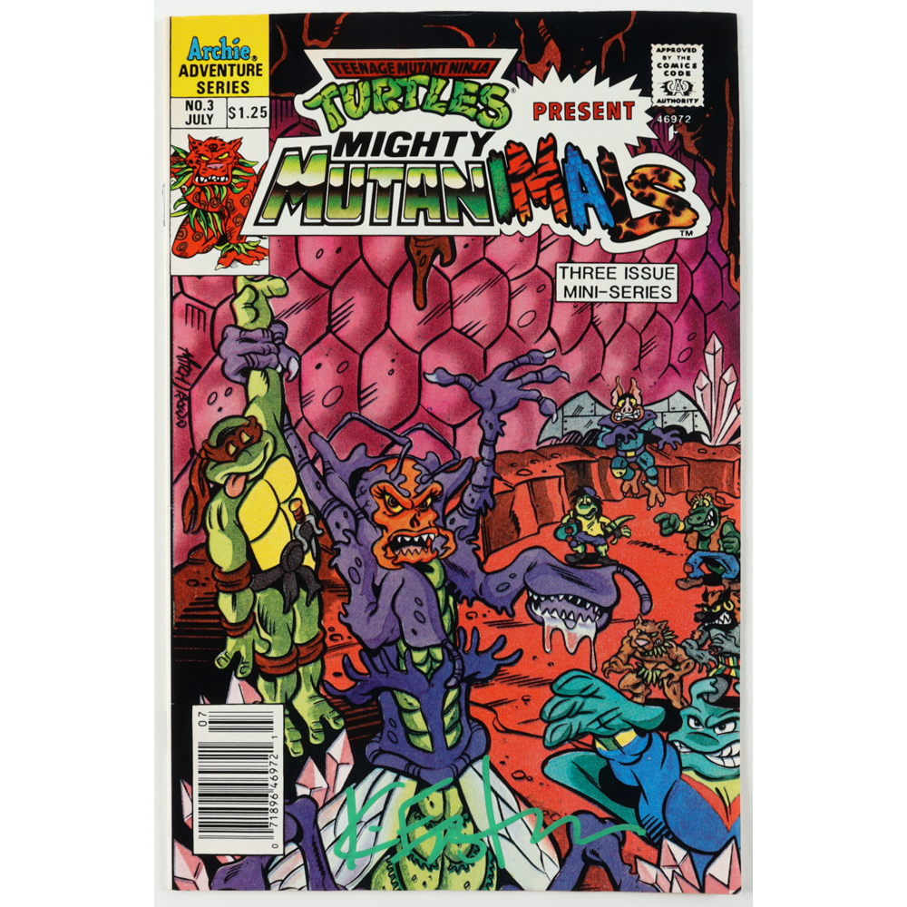 Kevin Eastman Signed 1991 "Teenage Mutant Ninja Turtles: Mighty ...