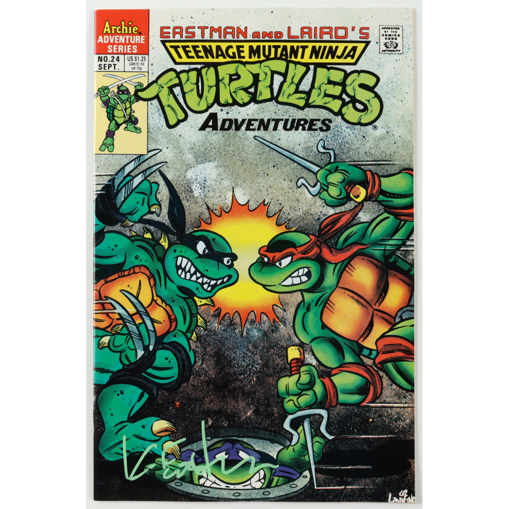 Kevin Eastman Signed 1991 "Eastman & Laird's Teenage Mutant Ninja ...