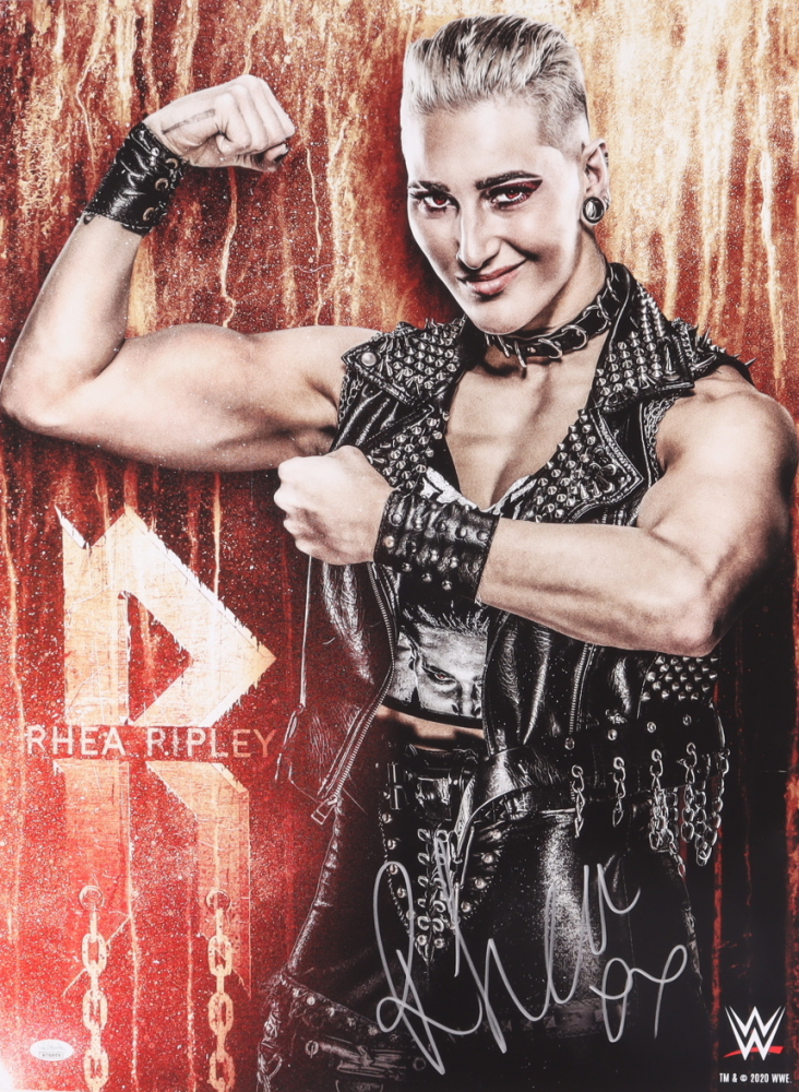 Rhea Ripley Signed WWE 18x24 Photo (JSA) | Pristine Auction