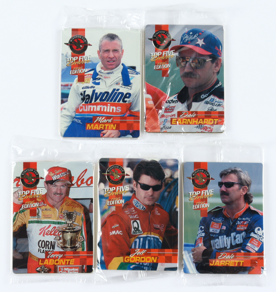 1996 Metallic Impressions Winston Cup Card Tin with (5) Cards ...