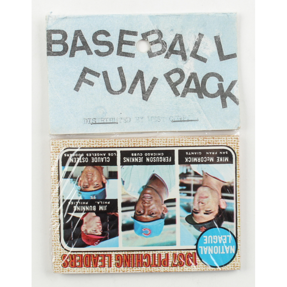 1968 Topps Baseball Card Fun Pack with (10) Cards | Pristine Auction