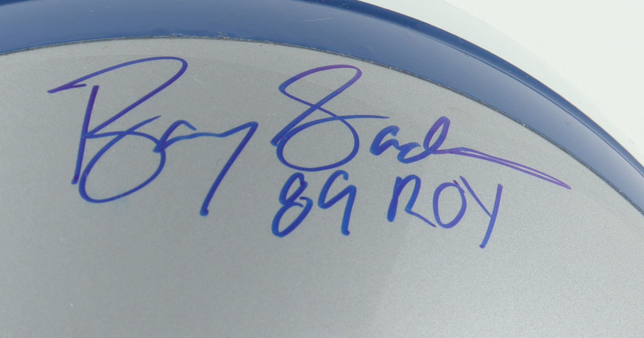 Barry Sanders, Billy Sims, & Lem Barney Signed Lions Full-Size Helmet ...
