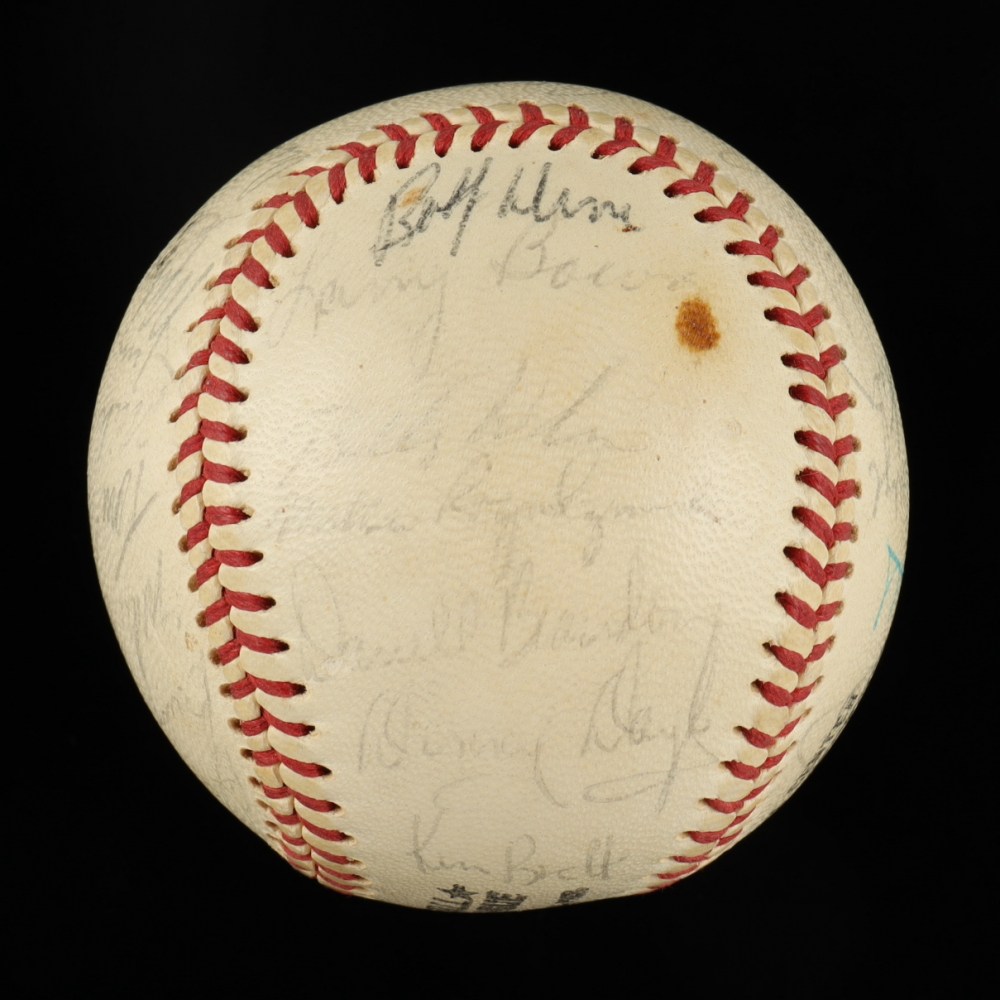 1973 Phillies ONL Baseball Signed by (32) with Mike Schmidt, Steve ...