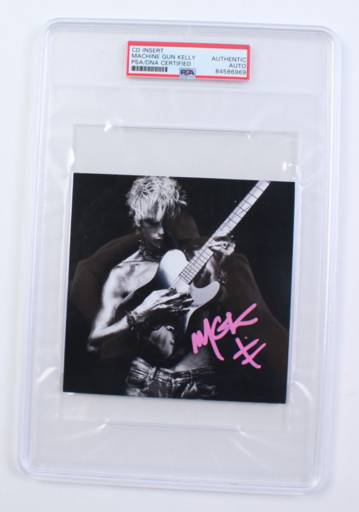 Machine Gun Kelly Signed "Mainstream Sellout" CD Cover (PSA) | Pristine ...