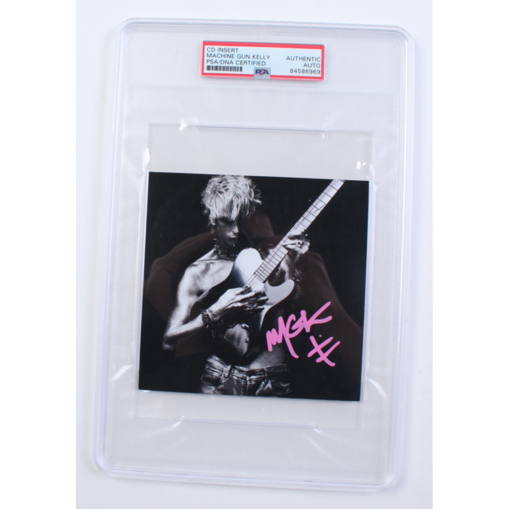 Machine Gun Kelly Signed "Mainstream Sellout" CD Cover (PSA) | Pristine ...