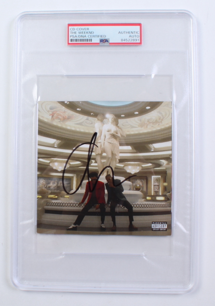 The Weeknd Signed "Heartless / Blinding Lights" Collector's Edition CD ...