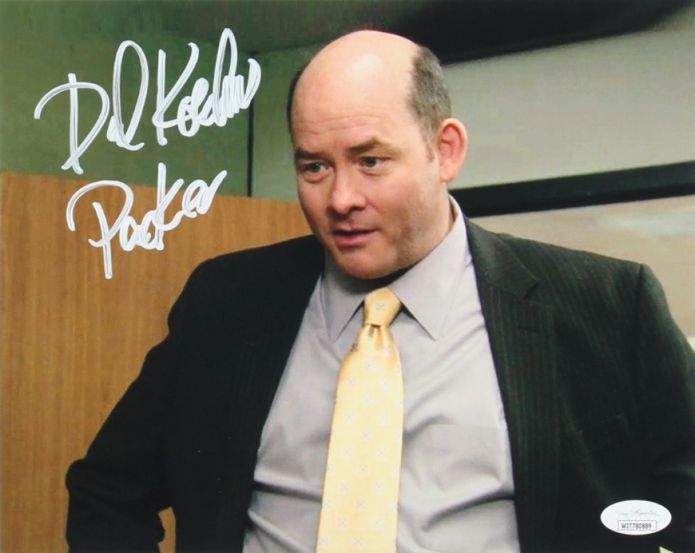 David Koechner Signed "The Office" 8x10 Photo Inscribed "Packer" (JSA ...