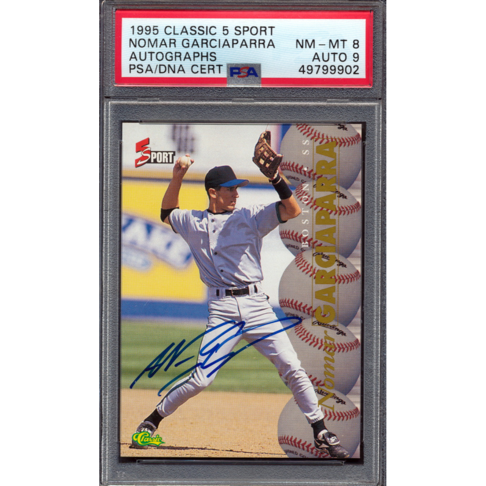 Nomar Garciaparra 1995 Classic Five Sport Autographs #121 RC (PSA 8) | Pristine Auction