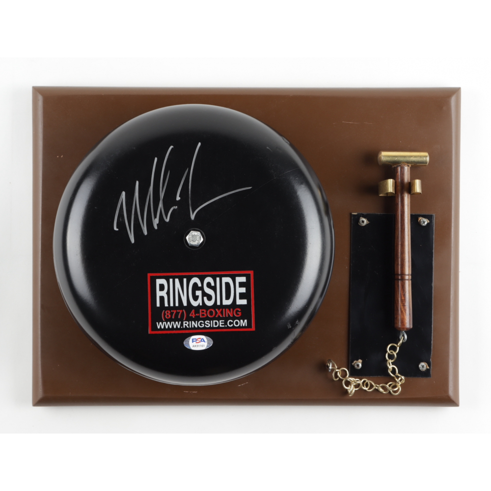 Mike Tyson Signed Authentic Ringside Boxing Bell (PSA & Tyson ...