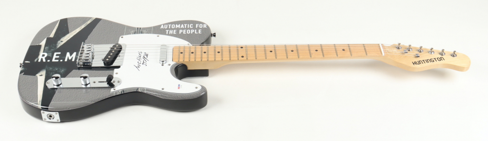 Complete Set (4) of R.E.M. Electric Guitars Band-Signed by (4) with ...