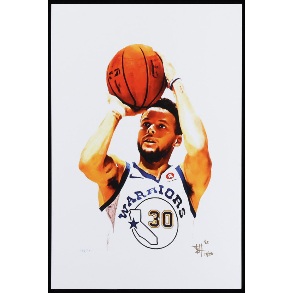 Stephen Curry - Warriors - Joshua Barton 12x18 Signed Limited Edition ...