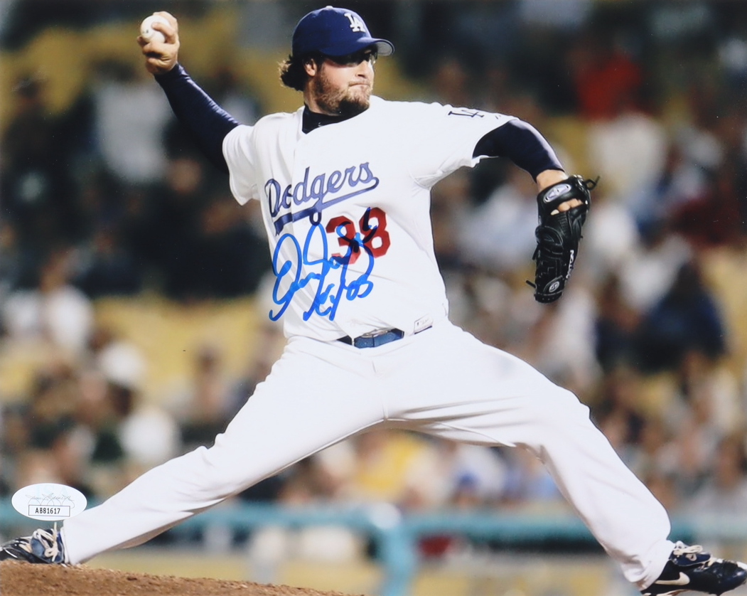 Eric Gagne Signed Dodgers 8x10 Photo Inscribed "CY 03" (JSA) | Pristine ...