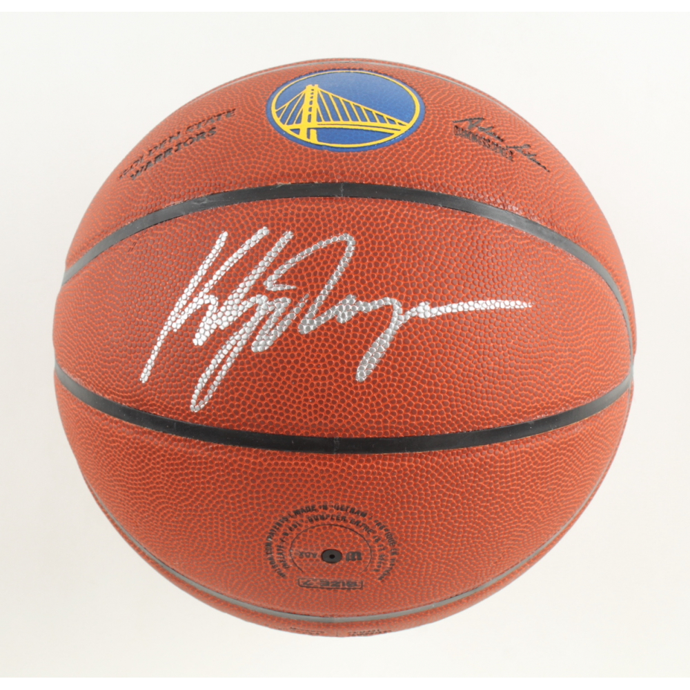 Klay Thompson Signed Warriors Logo Basketball (Fanatics) | Pristine Auction
