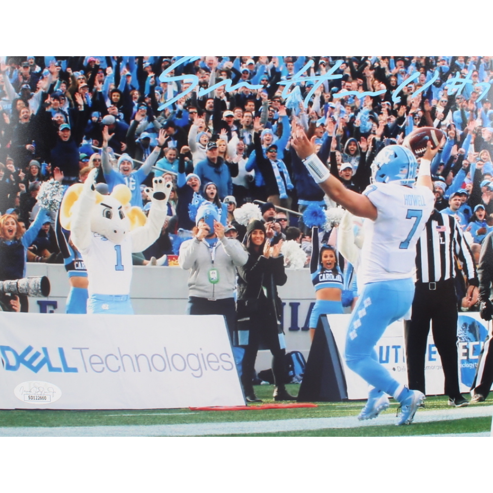 Sam Howell Signed North Carolina Tar Heels 8x10 Photo (JSA) | Pristine ...