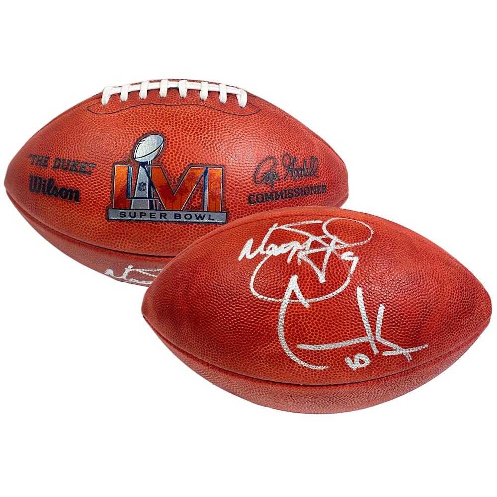 Matthew Stafford & Cooper Kupp Signed Official NFL "The Duke" Game Ball ...