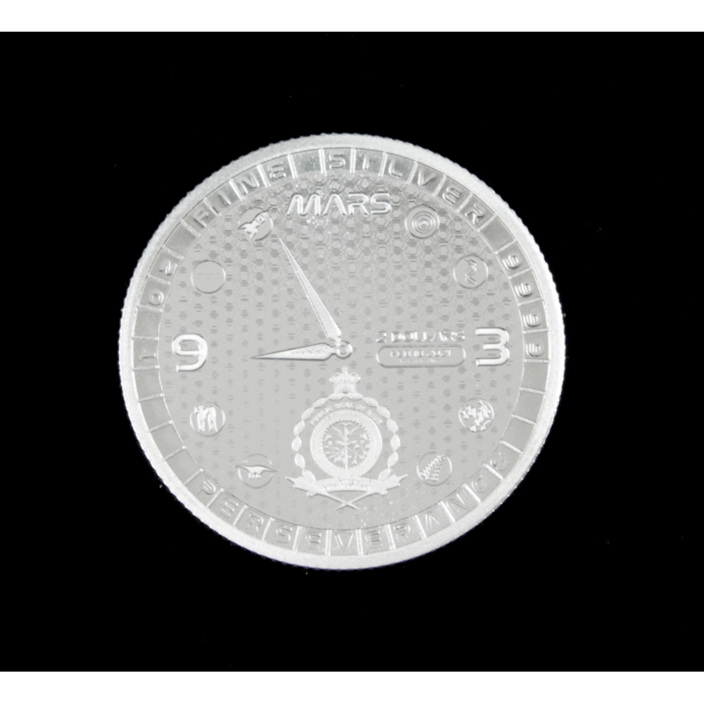2021 Niue 1 oz Silver Perseverance Mars Rover $2 Two Dollar Coin ...