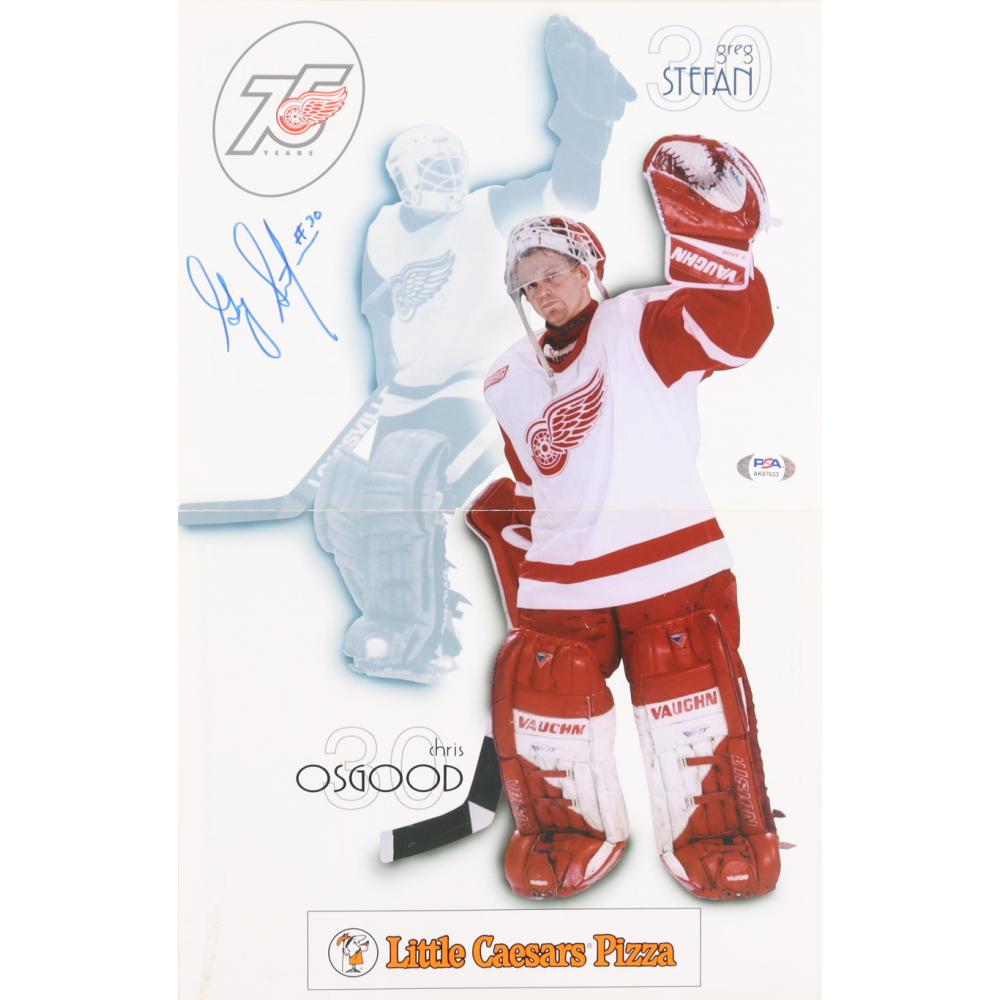 Greg Stefan Signed Red Wings 11x17 Poster (PSA) | Pristine Auction