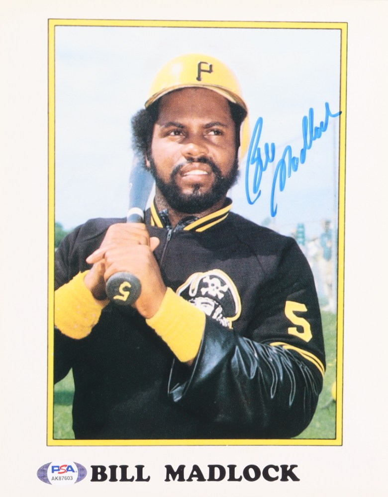 Bill Madlock Signed Pirates 8x10 Photo (PSA) | Pristine Auction
