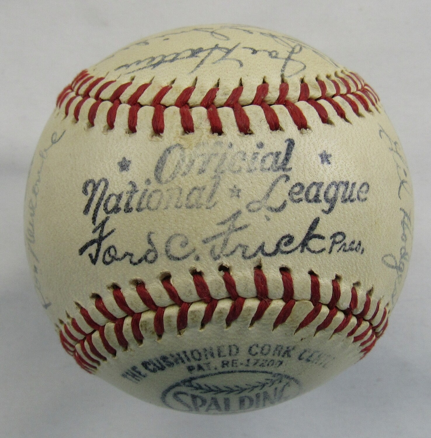 1949 Dodgers ONL Baseball Team-Signed by (24) with Jackie Robinson ...