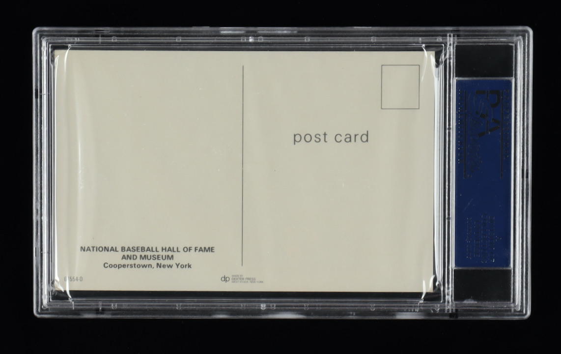 George Kelly Signed Hall of Fame Plaque Postcard (PSA) | Pristine Auction