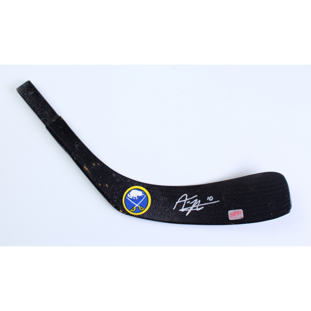 Anders Bjork Signed Sabres Logo Hockey Stick Blade (YSMS) | Pristine ...