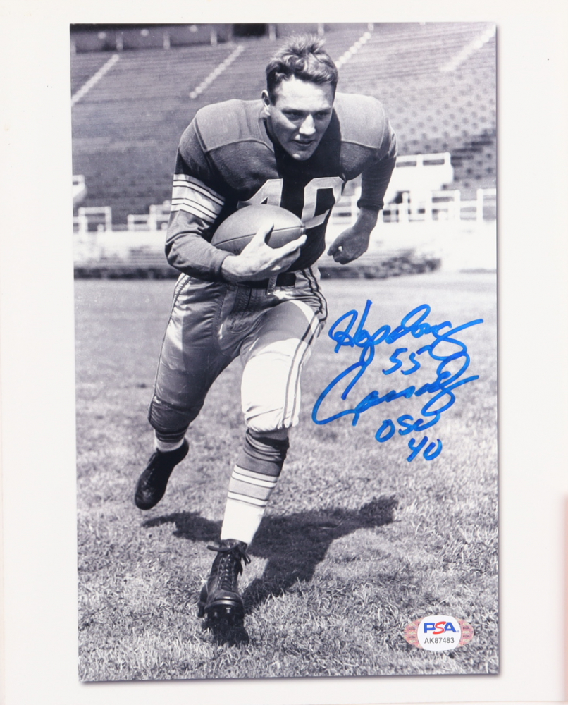 Hopalong Cassady Signed Ohio State Buckeyes 8x10 Photo Inscribed Osu Psa Pristine Auction