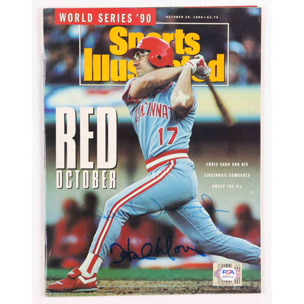 Herm Winningham & Hal Morris Signed 1990 Sports Illustrated Magazine ...