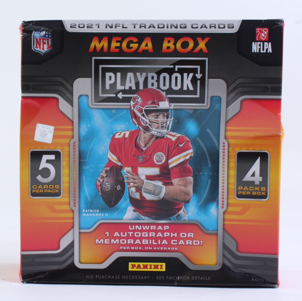2021 Panini Playbook Football Mega Box with (4) Packs | Pristine Auction