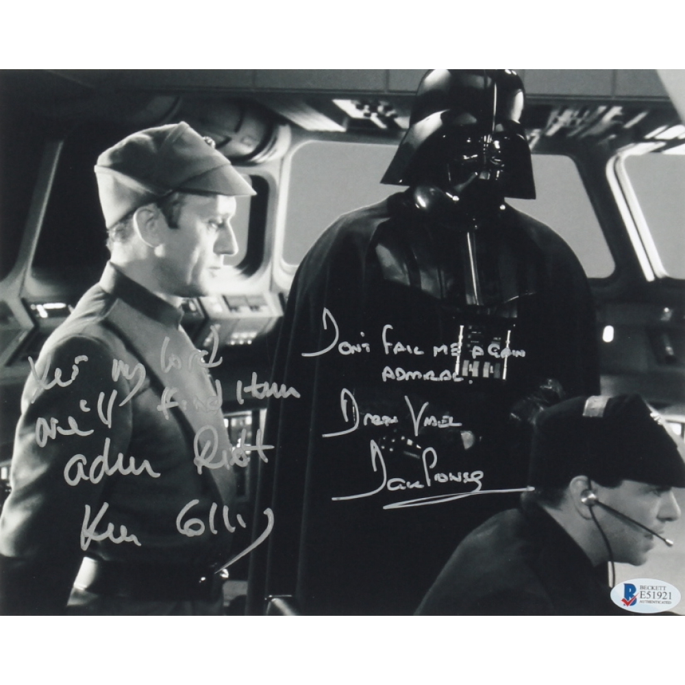 Dave Prowse & Ken Colley Signed "Star Wars" 8x10 Photo with Multiple ...