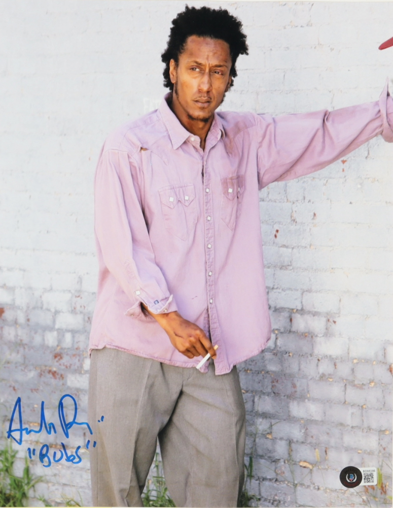 Andre Royo Signed "The Wire" 11x14 Photo Inscribed "Bubs" (Beckett ...