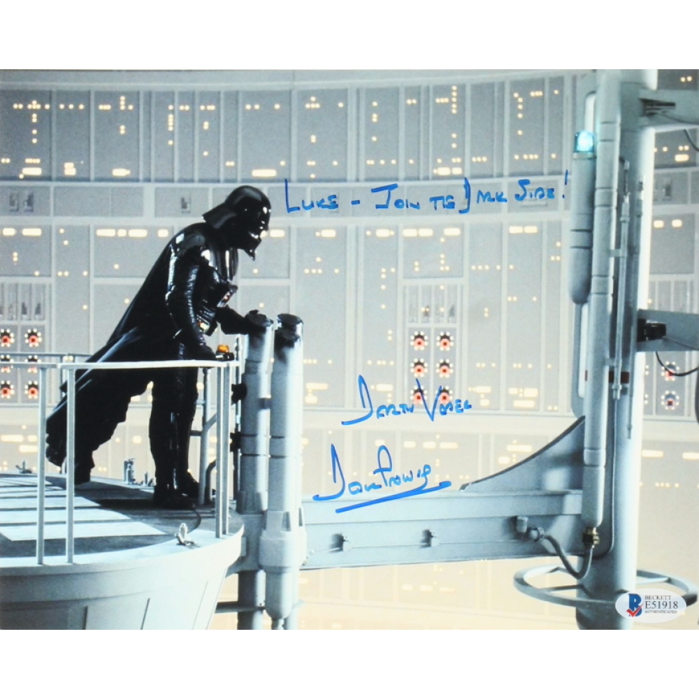 Dave Prowse Signed "Star Wars" 8x10 Photo Inscribed "Luke - Join the ...