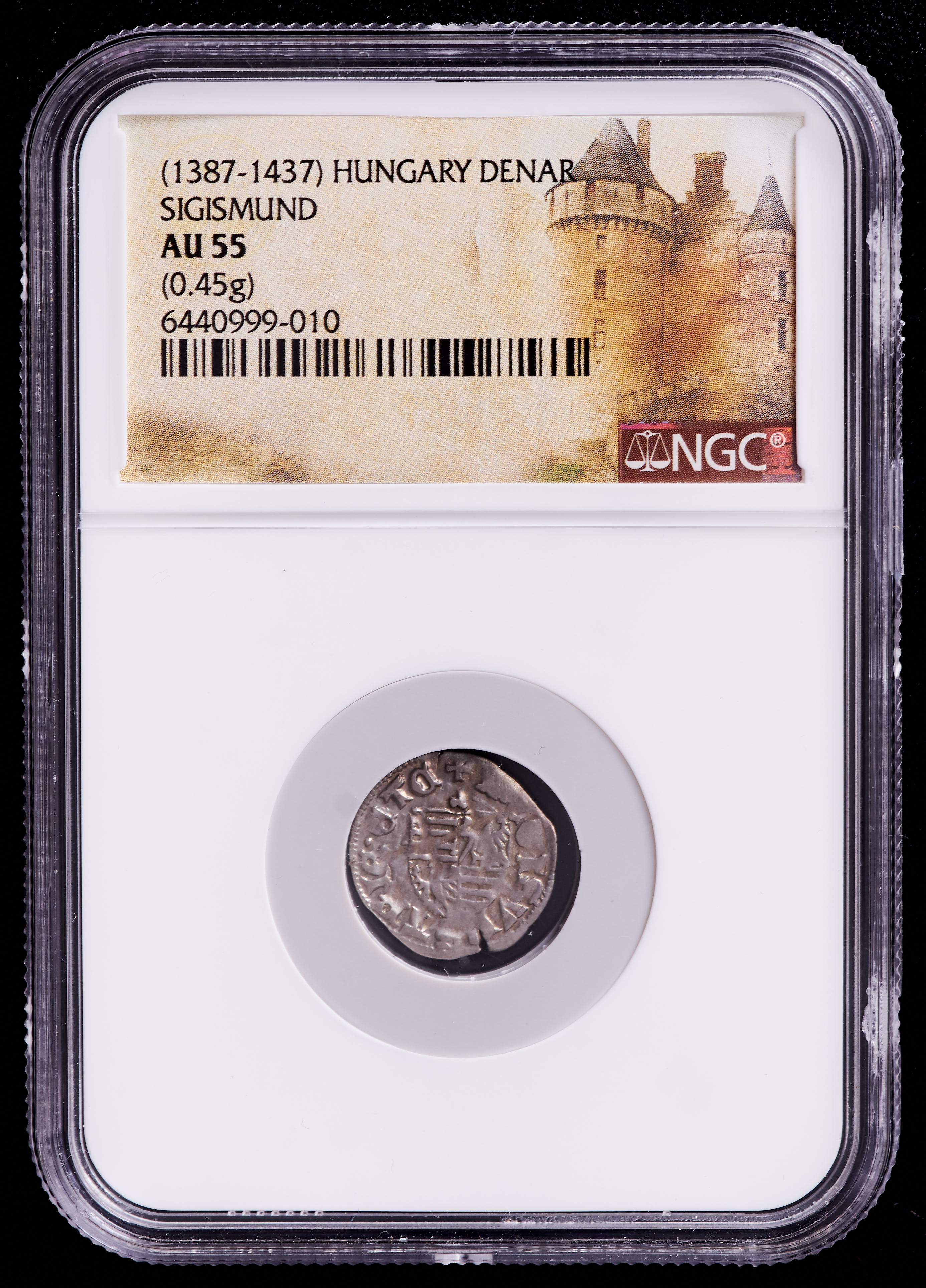 Sigismund (1387-1437) Hungary Denar Medieval Silver Coin (NGC AU55 ...