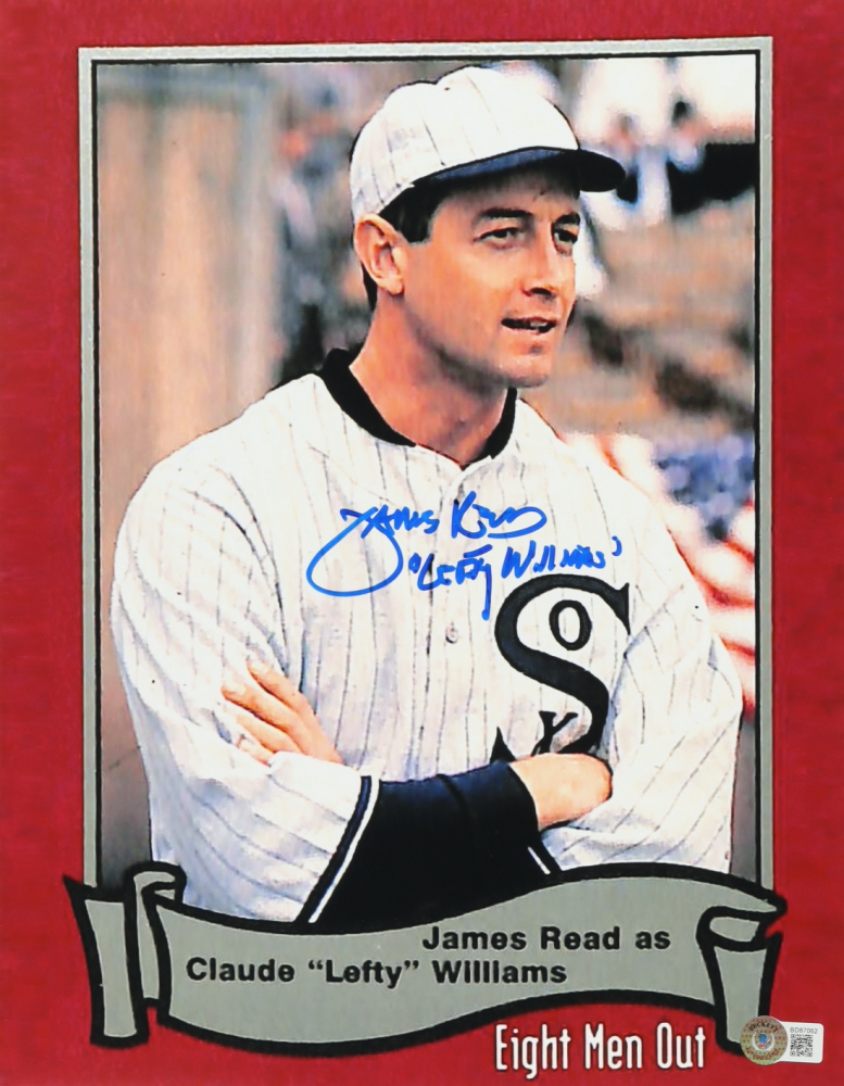 James Read Signed "Eight Men Out" 11x14 Photo Inscribed "Lefty Williams ...