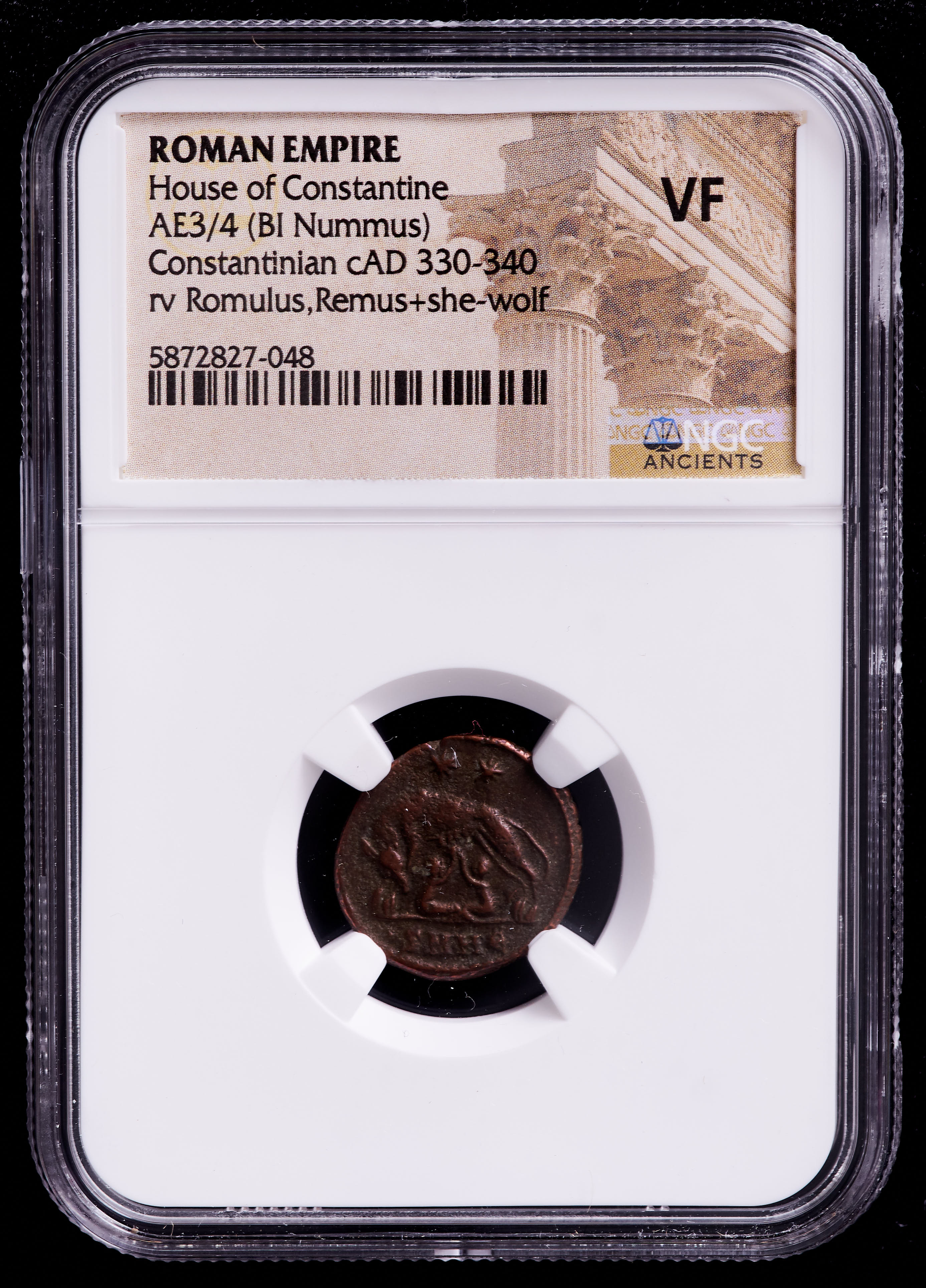 Constantinian (c.AD 330-340) Roman Empire House of Constantine AE3/4 (BI Nummus) Ancient Coin ...