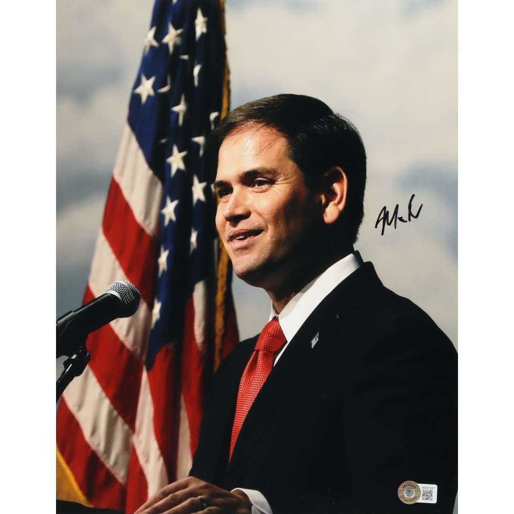 Marco Rubio Signed 11x14 Photo (Beckett) | Pristine Auction