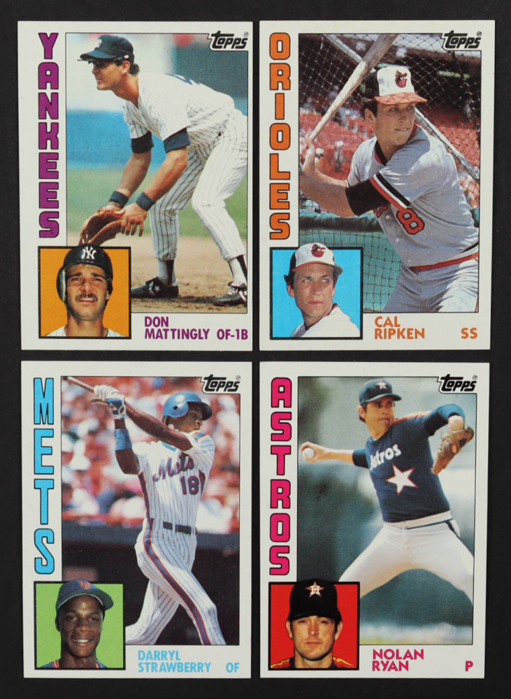 1984 Topps Baseball Complete Set of (792) Cards with Don Mattingly #8 ...