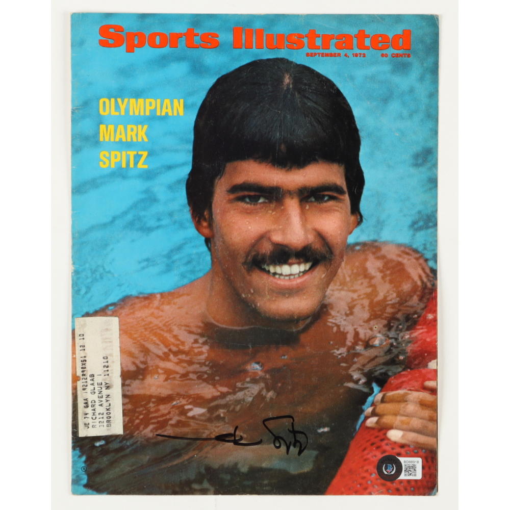 Mark Spitz Signed 1972 "Sports Illustrated" 8x10 Magazine Cover ...