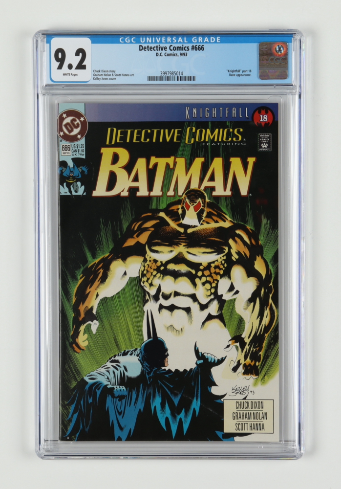 1993 "Detective Comics" Issue #666 D.C. Comic Book (CGC 9.2) | Pristine ...