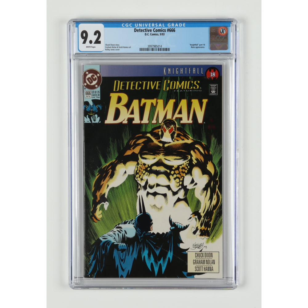 1993 "Detective Comics" Issue #666 D.C. Comic Book (CGC 9.2) | Pristine ...