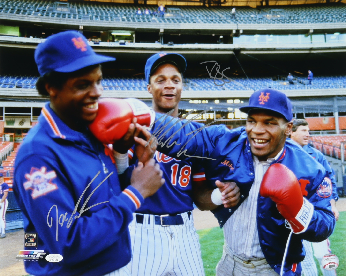Mike Tyson, Doc Gooden & Darryl Strawberry Signed 16x20 Photo (JSA ...