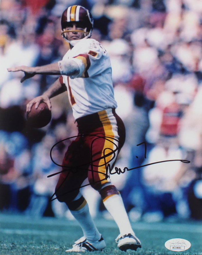 Joe Theismann Signed Redskins 8x10 Photo (JSA) | Pristine Auction
