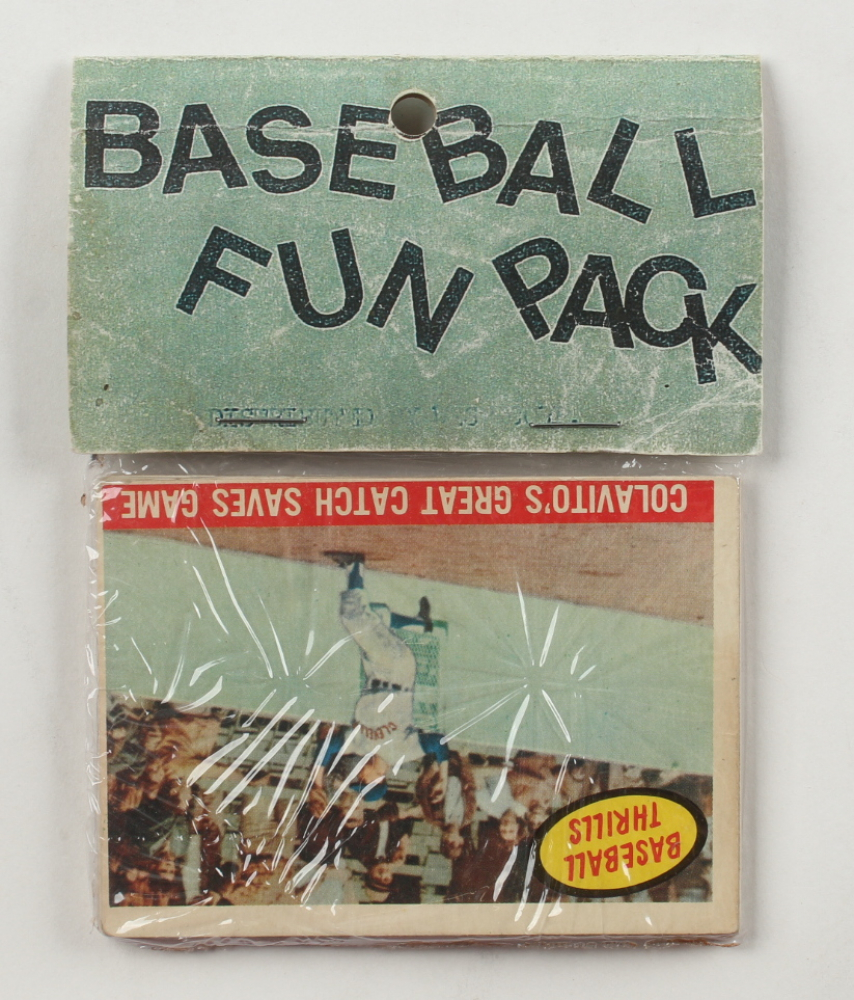 1959 Topps Baseball Card Fun Pack with (10) Cards | Pristine Auction