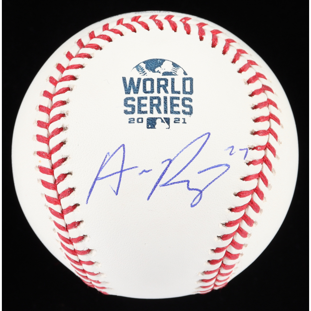 Austin Riley Signed 2021 World Series Logo Baseball (Beckett ...