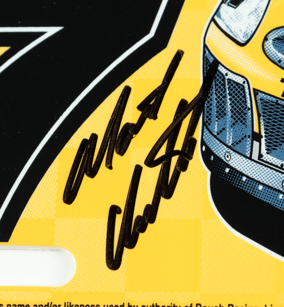 Matt Kenseth Signed NASCAR License Plate (Beckett) | Pristine Auction